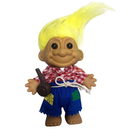 Russ | Toys | Troll Doll 5 Yellow Hair Mountain Main Hobo | Poshmark